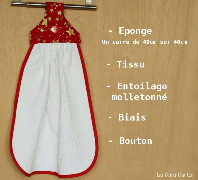 Essuie-mains, un nouveau tutoriel de couture, La Casa Cactus